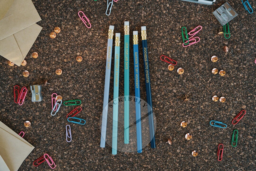 Life Finds a Pathway Pencil Set – Funny Foil Stamped Biology Lover ...