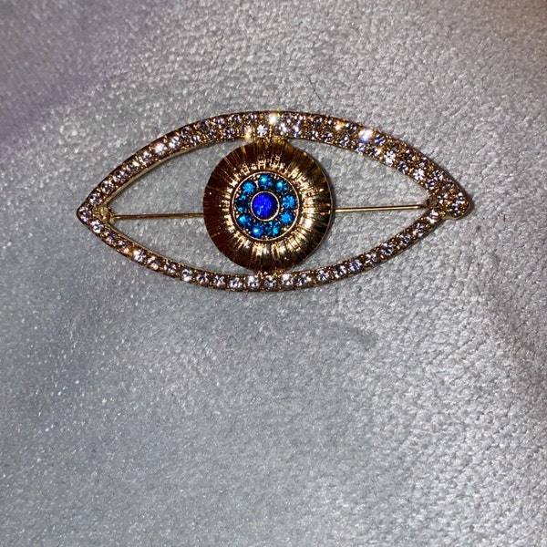 Evil Eye Brooch - Etsy