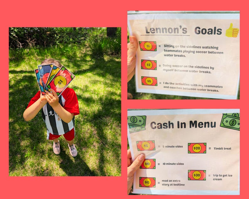 Behavior Bucks Printable Reward System, Toddler Chore Chart, Positive ...
