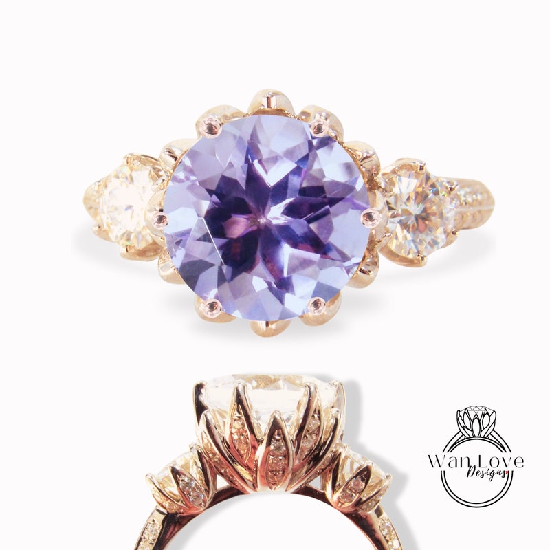 Light Purple Ring - Etsy