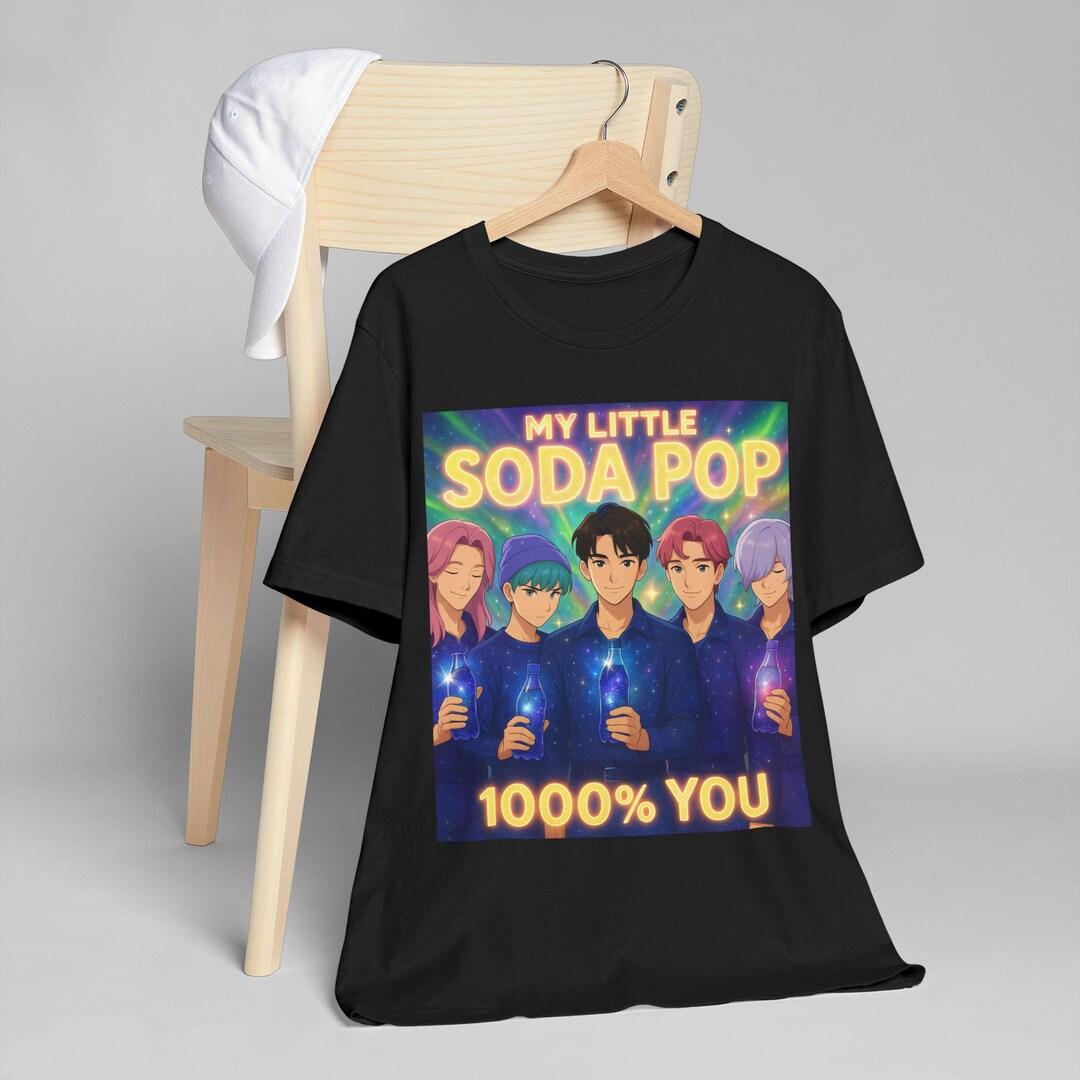 Anime K Pop -inspired Graphic T-shirt: My Little Soda Pop Saja Boys Fan ...