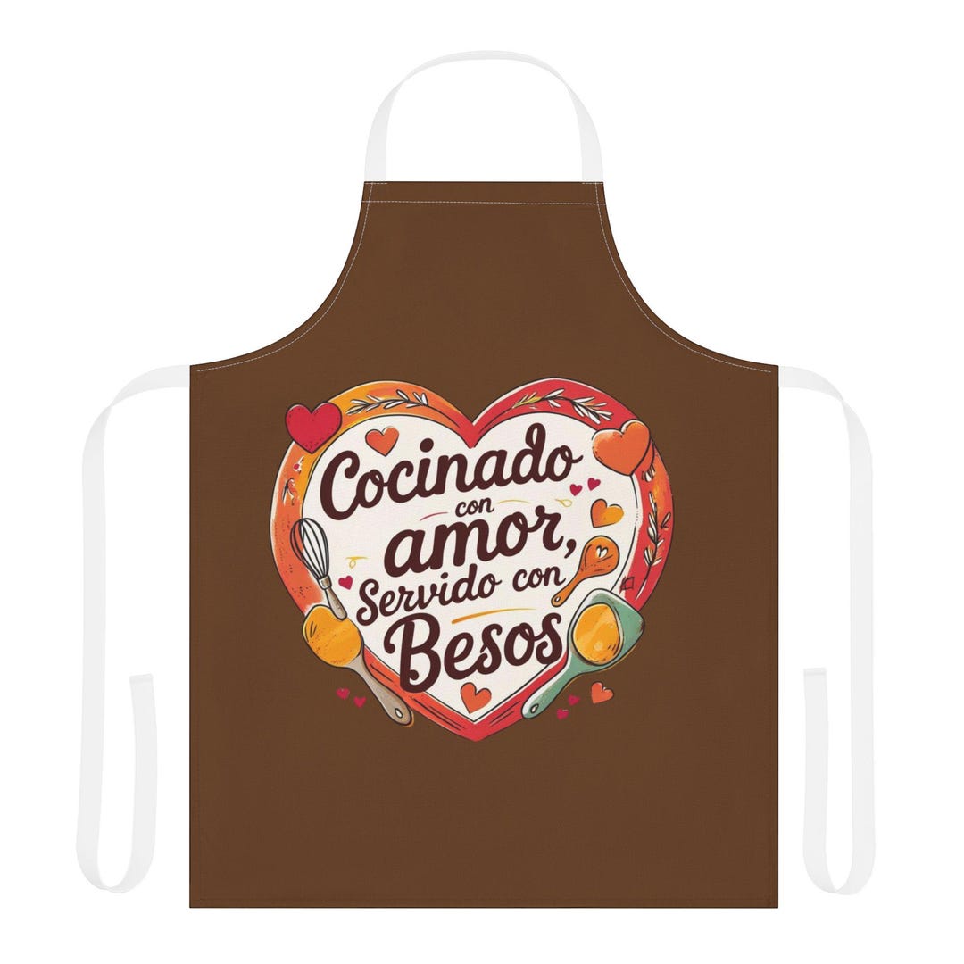 Spanish Love Apron: Gift for Abuela/abuelo, Hispanic Heritage - Etsy