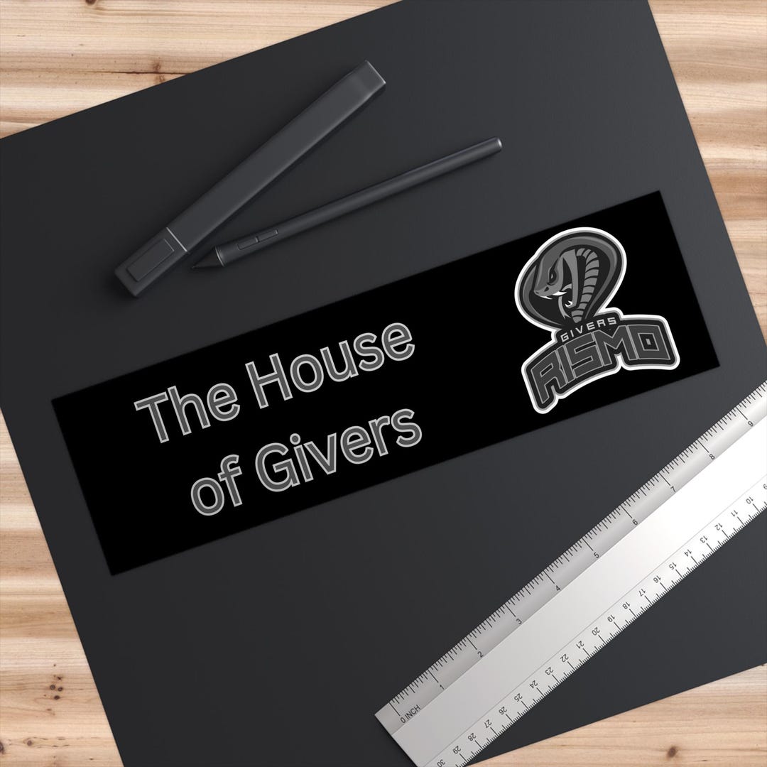 Rismo Snake Bumper Sticker: House of Givers Car Decal - Etsy