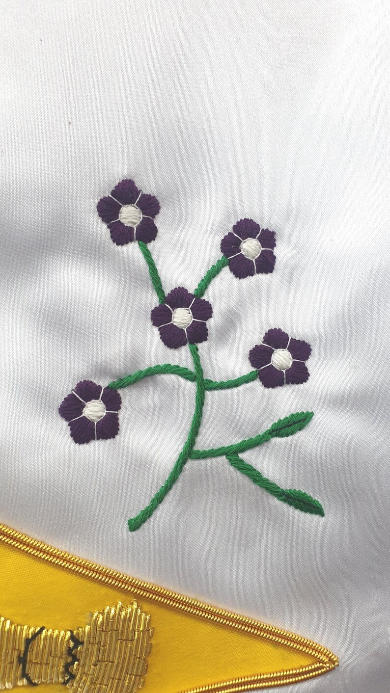 Order of the Eastern Star (OES) Signet Banner Fully Hand Embroidery - Etsy