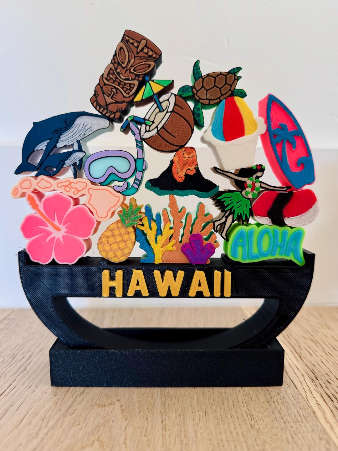 Hawaii Mini Stacker | Handmade 3D Printed Toy | Custom Collectible Gift ...
