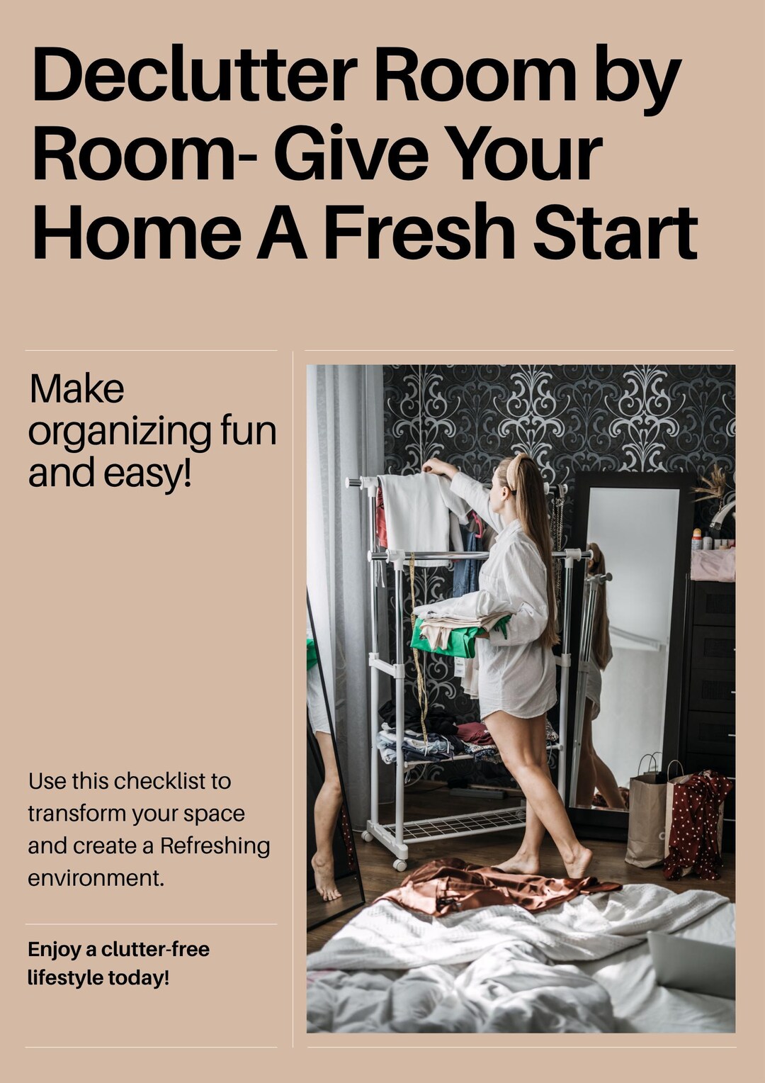 Printable Home Declutter Checklist: Minimalist Room-by-room Guide (PDF ...