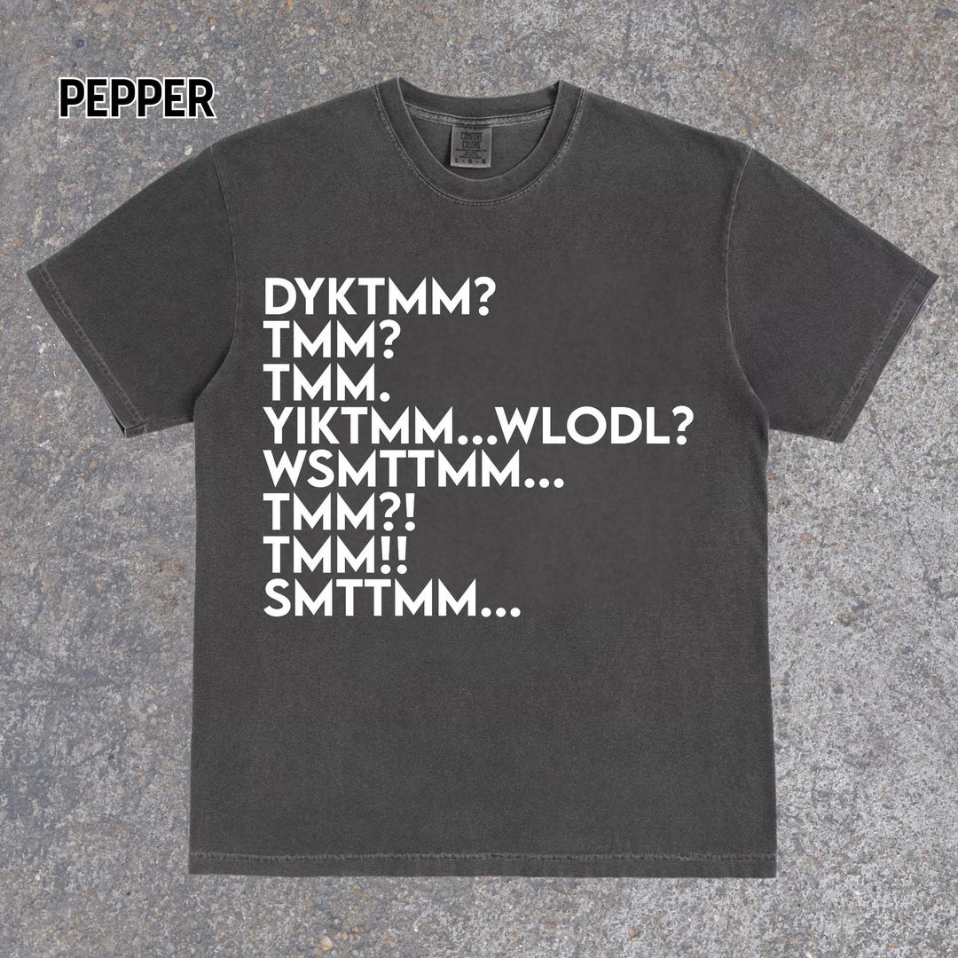 Do You Know the Muffin Man DYKTMM T Shirt - Etsy