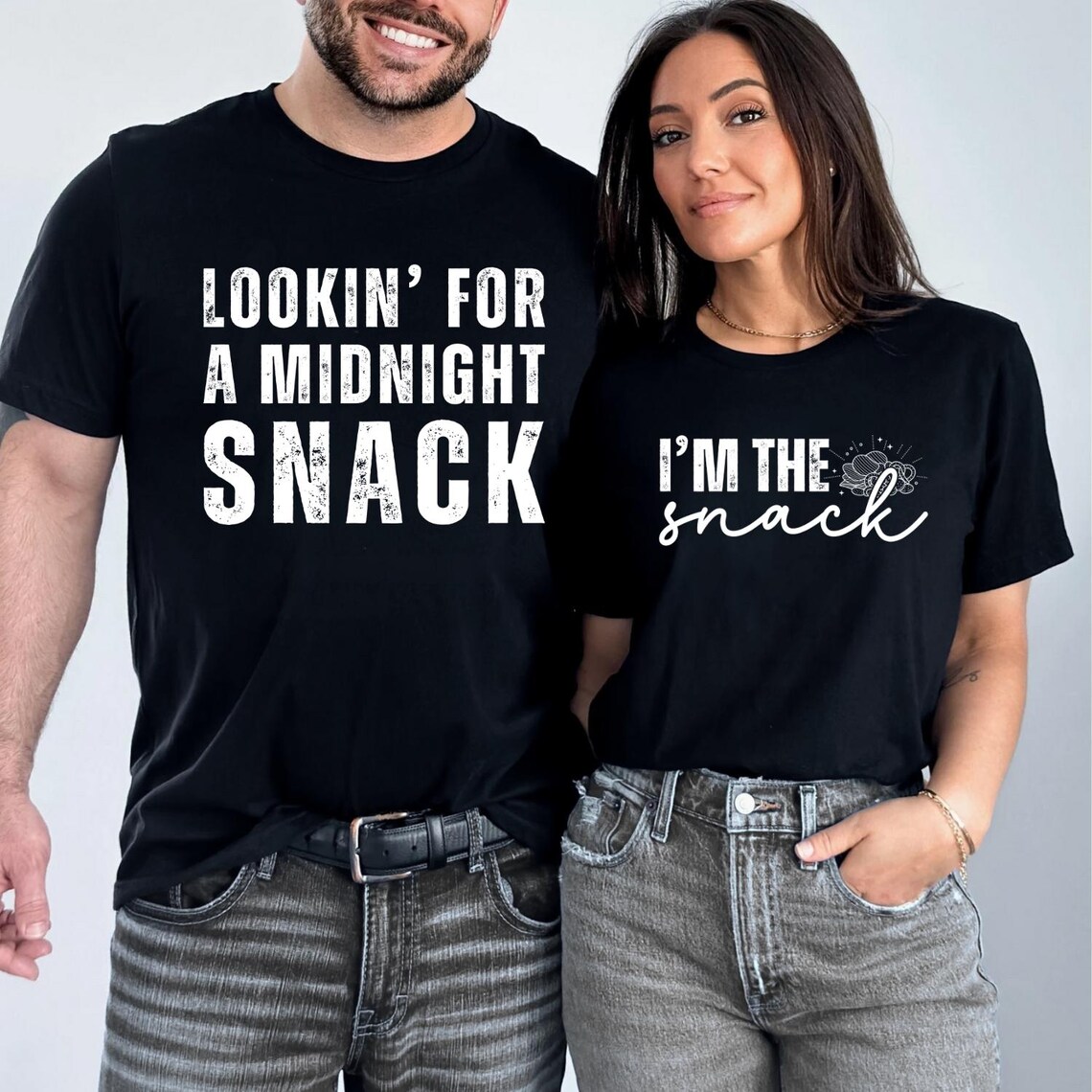 Matching New Years Eve Shirts for Couples: Funny NYE Tee, Lookin' for A ...