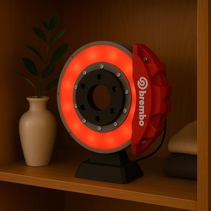 Brake Disc Led Lamp - Etsy
