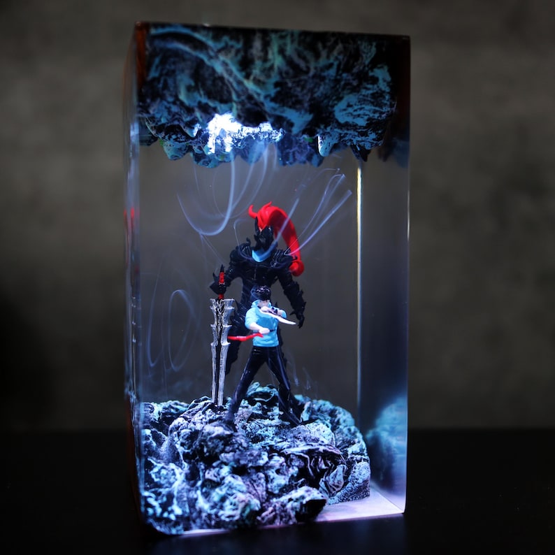 Sung Jin - Woo Solo Leveling Shadow Warrior Night Light – Sung Jin-woo ...