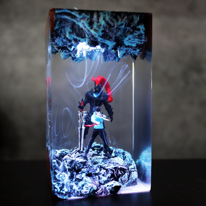 Sung Jin - Woo Solo Leveling Shadow Warrior Night Light – Sung Jin-woo ...