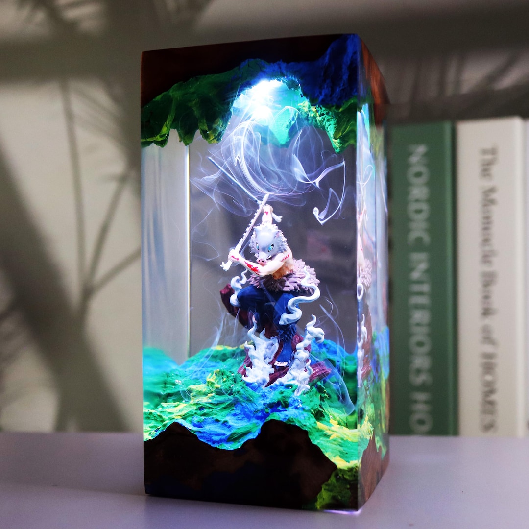Custom Inosuke Demon Slayer Night Light, Inosuke Figure, Anime Night ...
