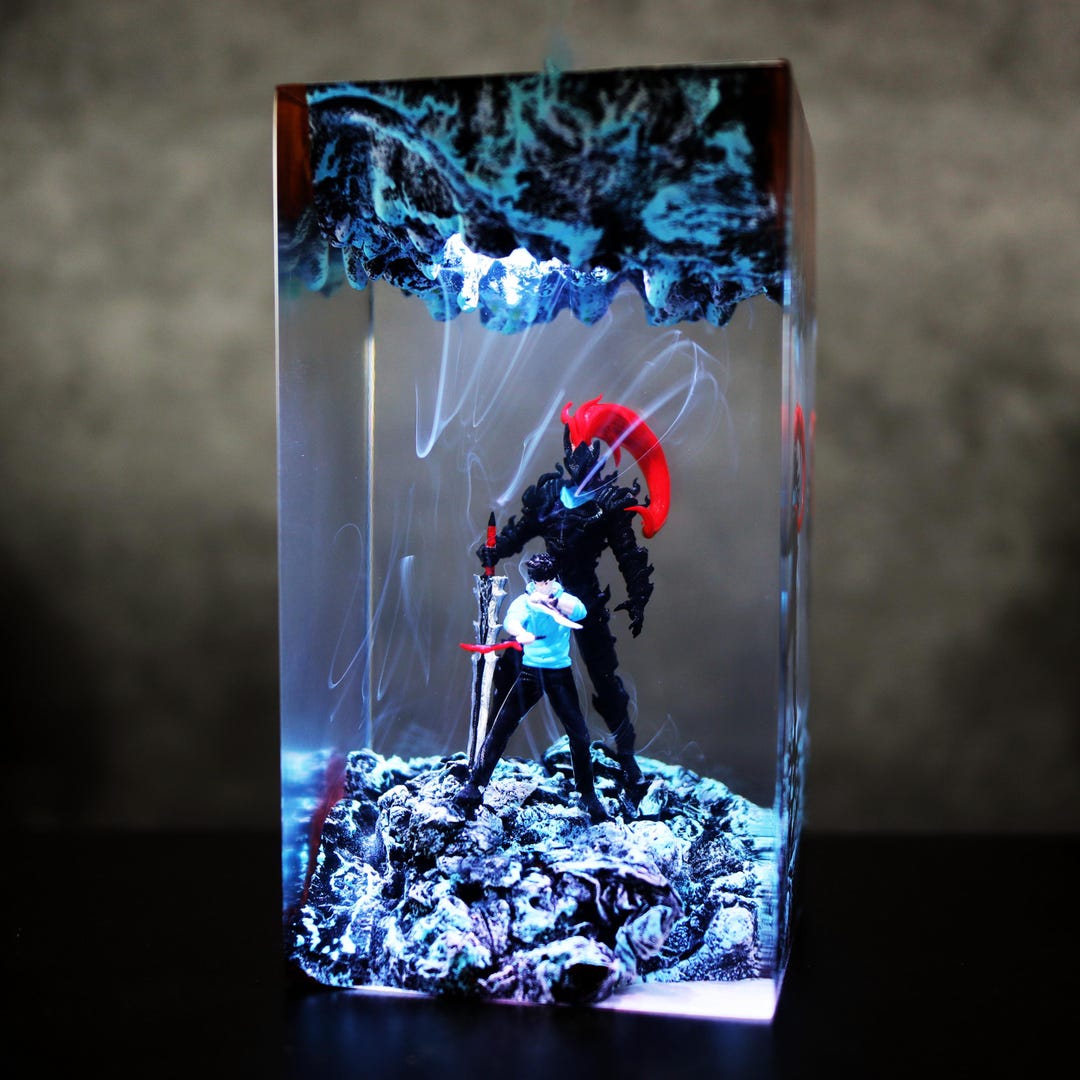Sung Jin - Woo Solo Leveling Shadow Warrior Night Light – Sung Jin-woo ...