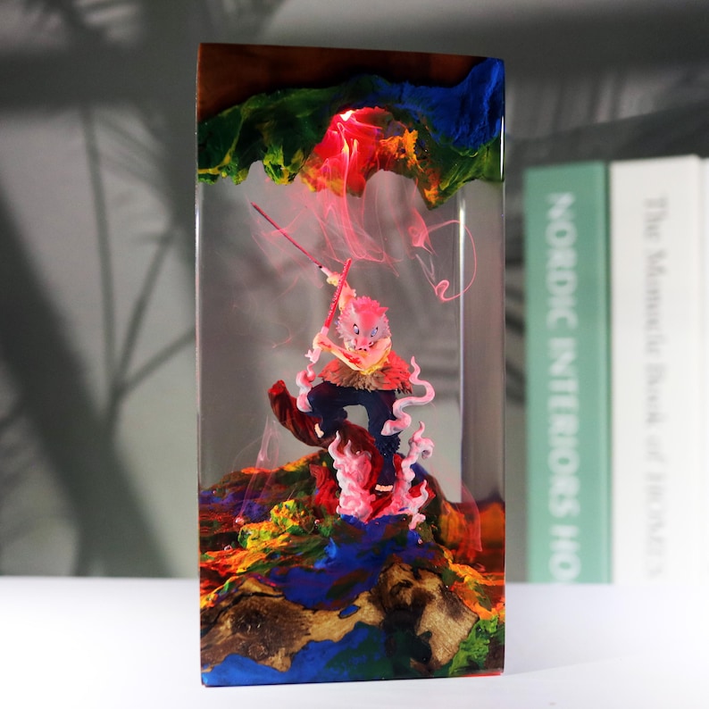 Custom Inosuke Demon Slayer Night Light, Inosuke Figure, Anime Night ...