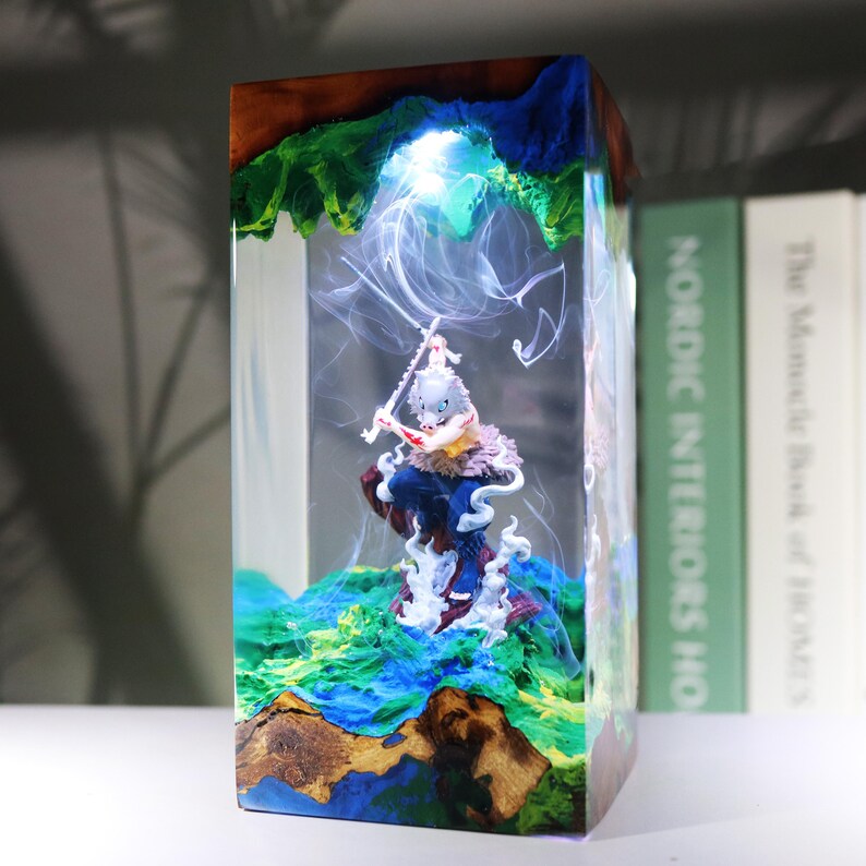 Custom Inosuke Demon Slayer Night Light, Inosuke Figure, Anime Night ...