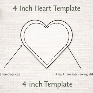 NICU Bonding Hearts Sewing Pattern Template Bundle | Micro Preemie ...