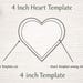 NICU Bonding Hearts Sewing Pattern Template Bundle | Micro Preemie ...