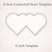 NICU Bonding Hearts Sewing Pattern Template Bundle | Micro Preemie ...