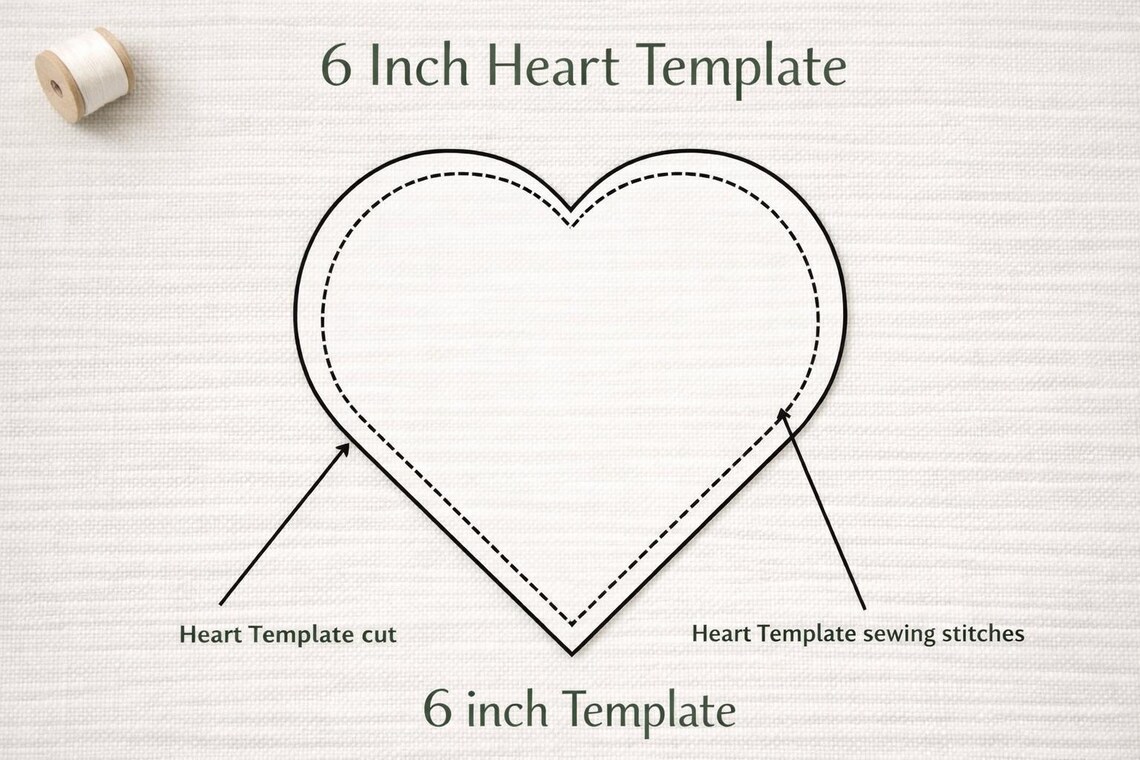 NICU Bonding Hearts Sewing Pattern Template Bundle | Micro Preemie ...