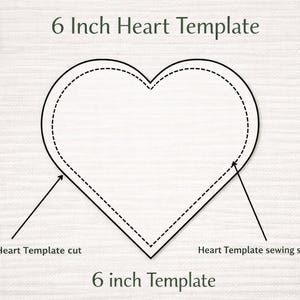 NICU Bonding Hearts Sewing Pattern Template Bundle | Micro Preemie ...