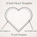 NICU Bonding Hearts Sewing Pattern Template Bundle | Micro Preemie ...