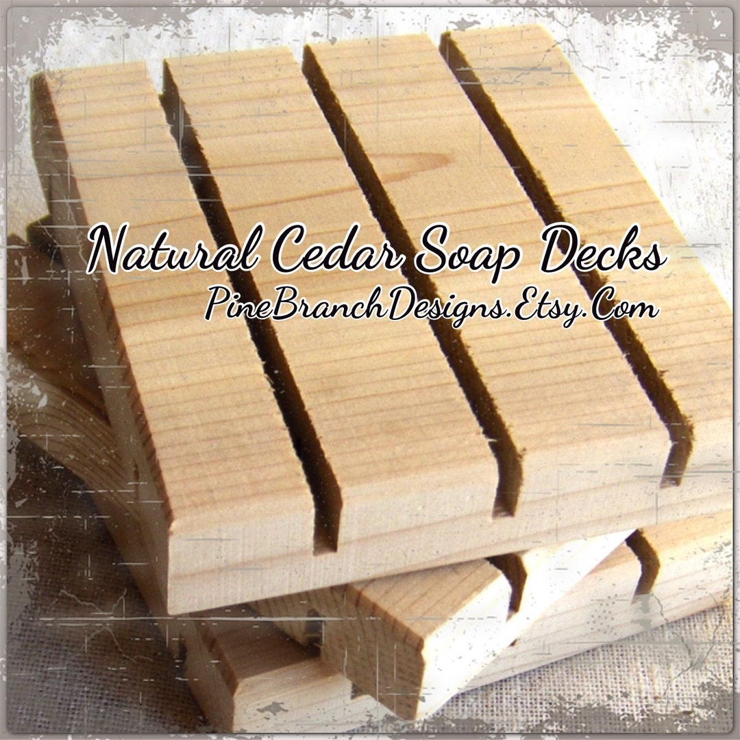 Spa Soap Dishes || TEN Natural Wood Spa Soap Decks || Western Cedar ...