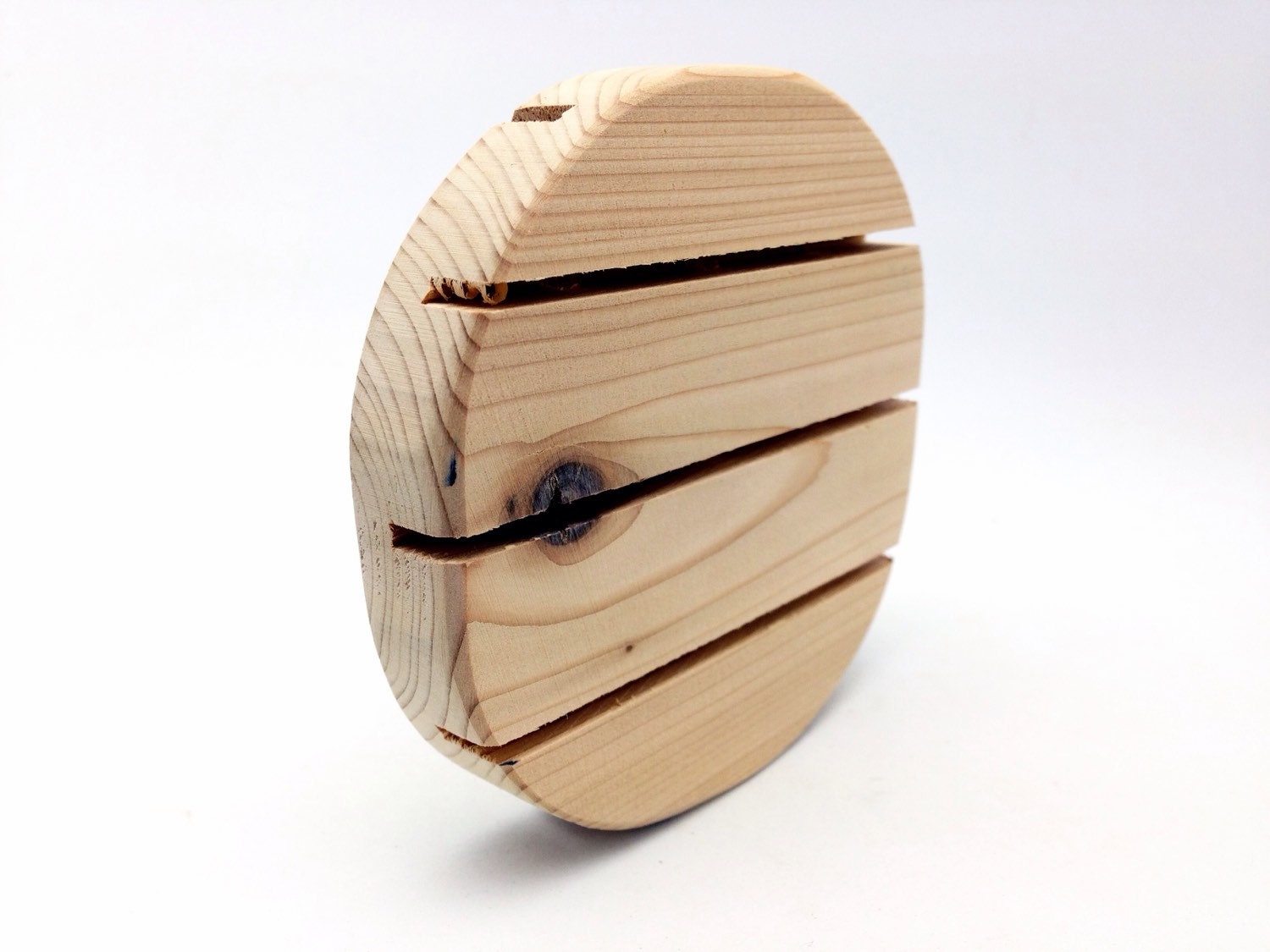 50 Hand Sanded Round Cedar Natural Wood Spa Soap Dishes | Etsy