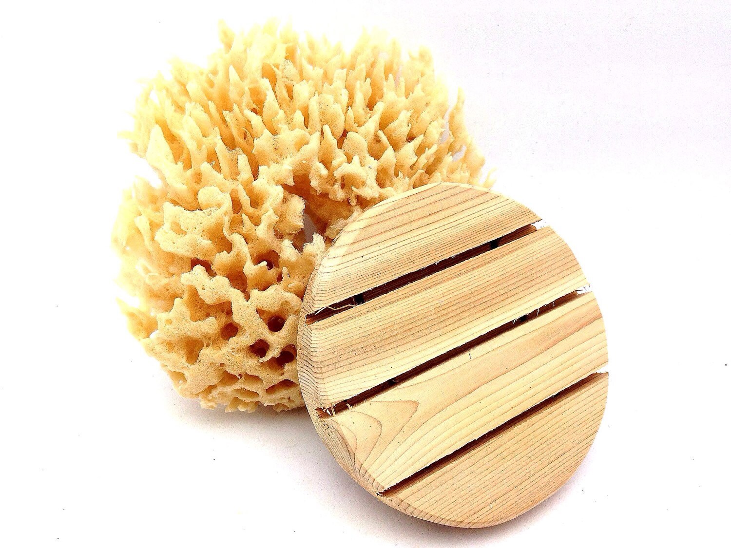 50 Hand Sanded Round Cedar Natural Wood Spa Soap Dishes | Etsy