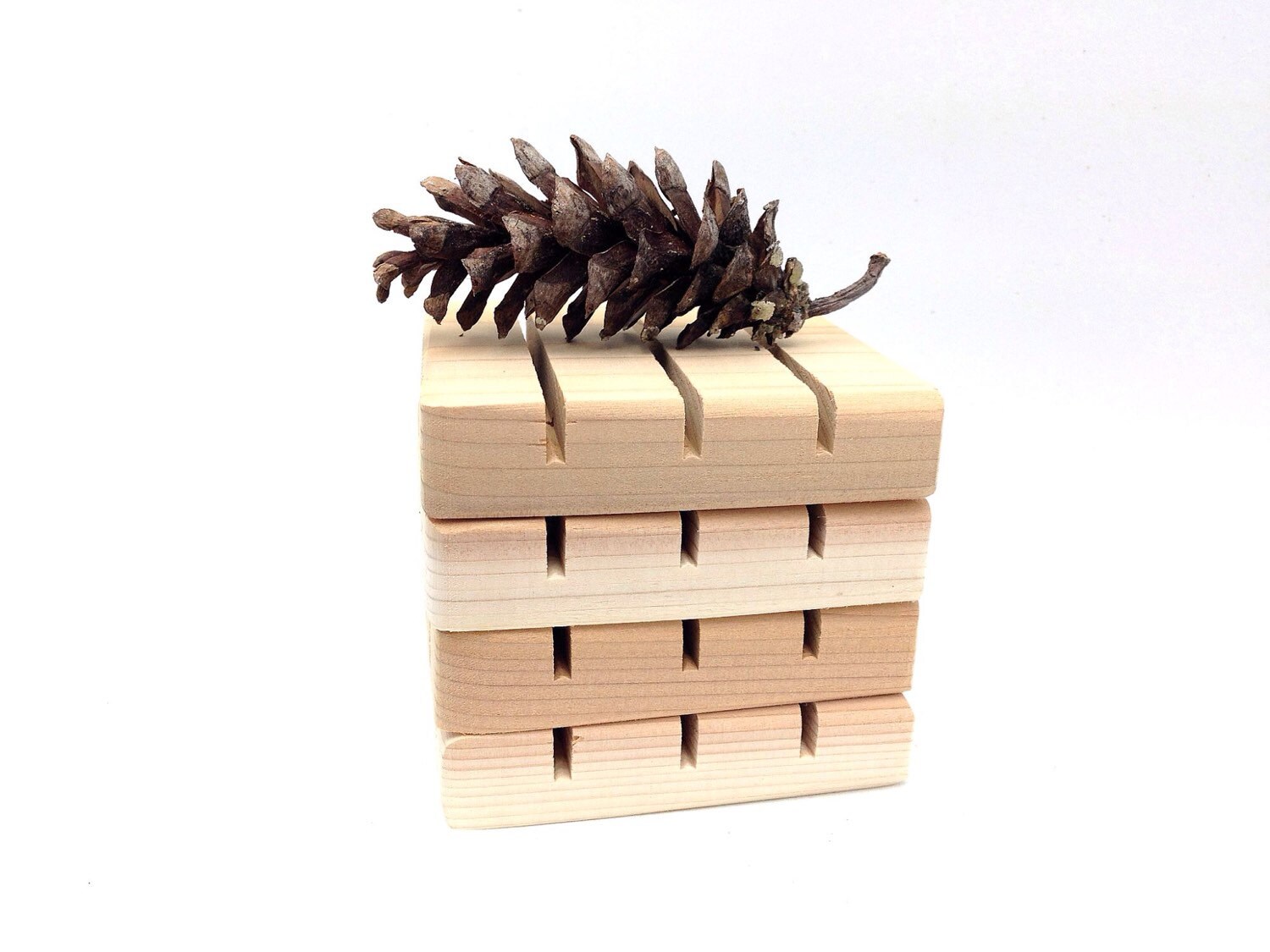 50 SQUARE Cedar 3x3 Spa Soap Decks Natural Wood | Etsy