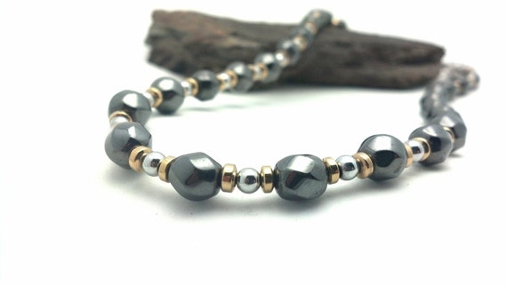 Black Silver Gold Magnetic Therapy Necklace Top Quality Gold and Silver Plating Pain Relief Extremely Strong Clasp Simple Silver Etsy
