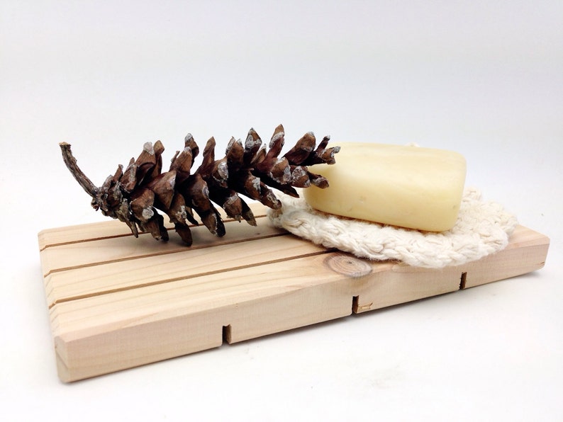 Rustic Wood Soap Raft Two LARGE Cedar Natural Wood Spa Soap - Etsy