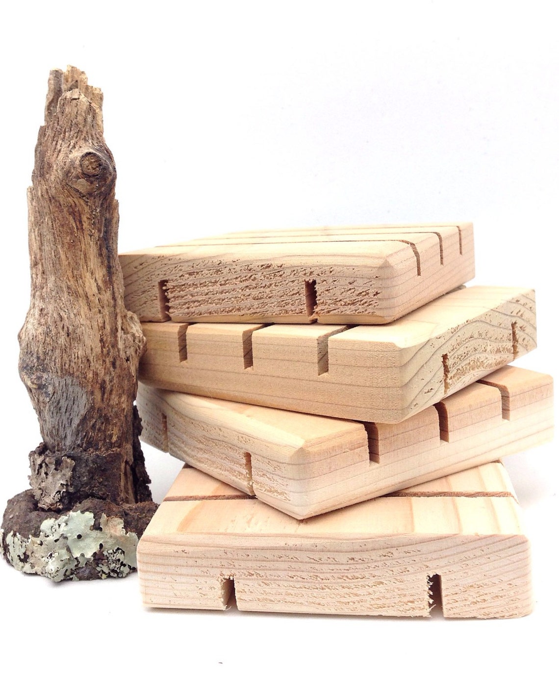 50 SQUARE Cedar 3x3 Spa Soap Decks Natural Wood | Etsy