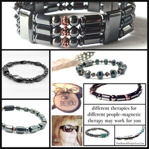 Magnetic Bracelet Anklet Option Therapy Alternative Pain Relief Custom ...