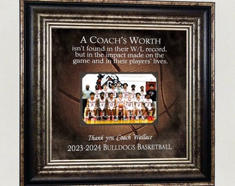 Basketball Coach Gift Basketball Banquet Gift Custom Coach - Etsy