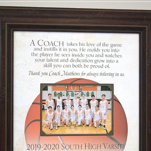 Coach Gift / Coach Frame | Etsy