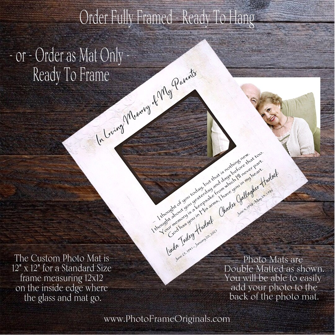In Memory of Parents, Loss of Grandparents Memorial, Personalized ...