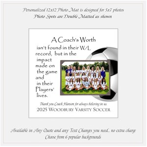 Soccer Coach Team Gift for End of Season Appreciation, Thank You Gift ...
