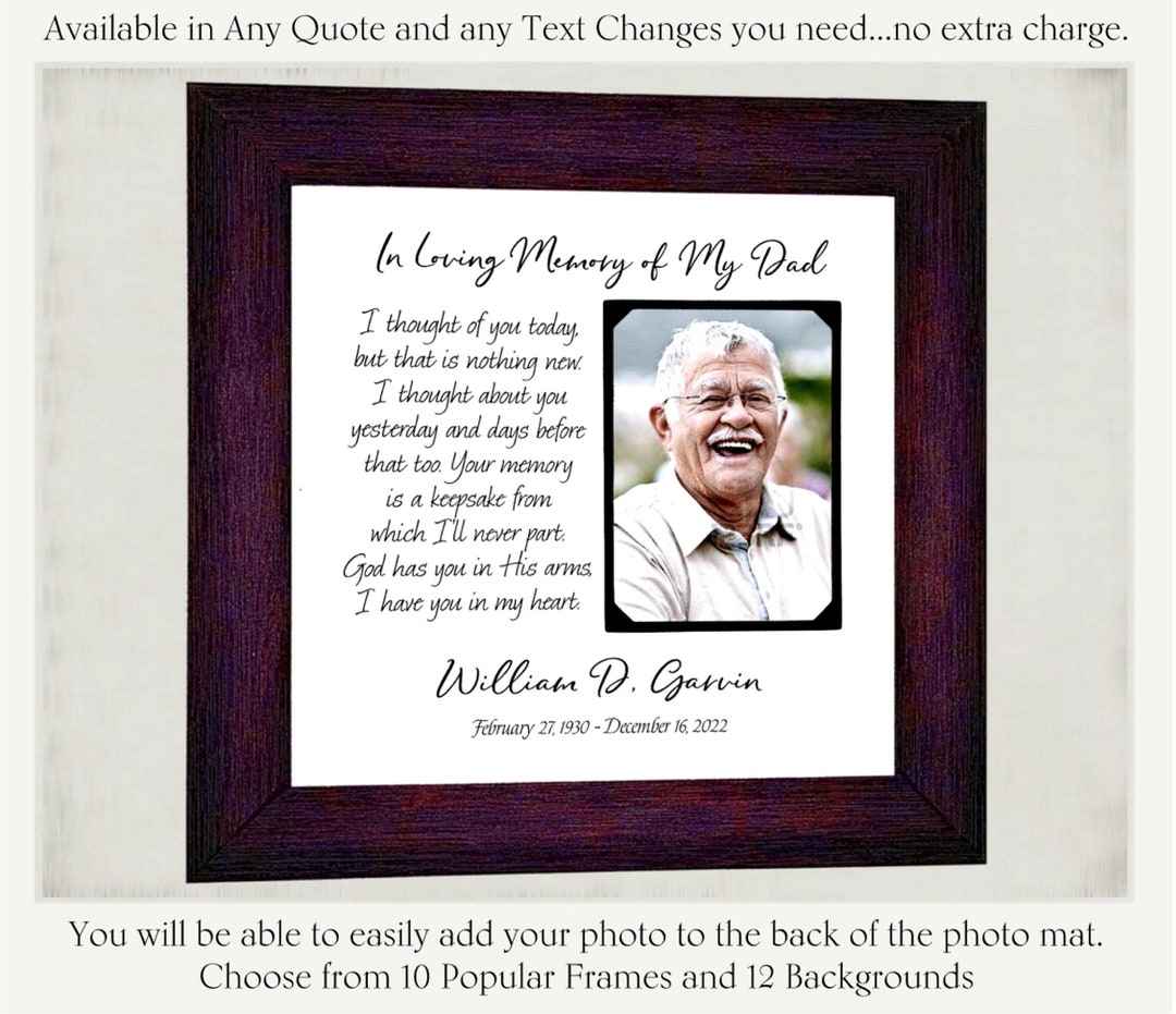 In Memory of Memorial Bereavement Condolence Sympathy Gift ...