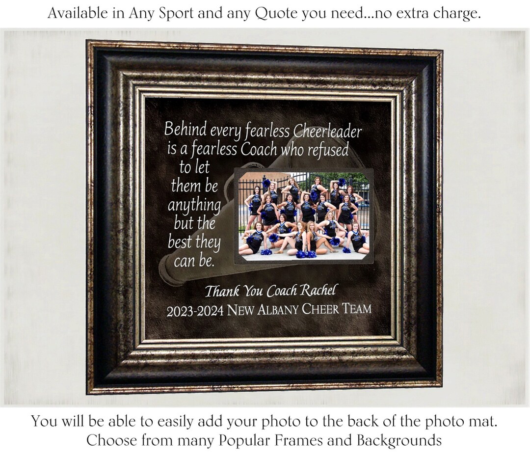 Cheer Coach Cheerleading Gift for End of Season Gift From Team - Etsy