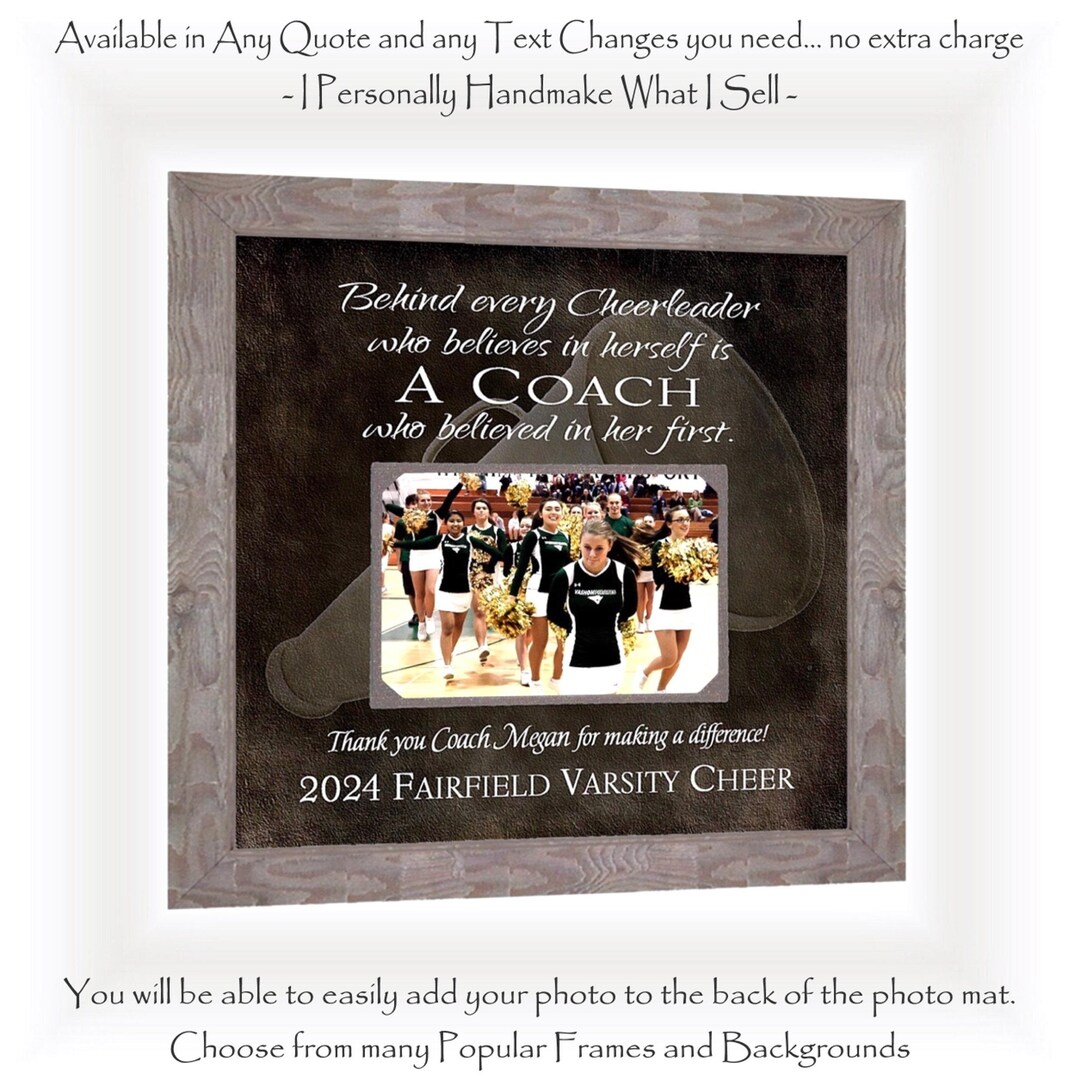 Cheer Coach Cheerleading Gift From Team End of Season Gift Senior Night ...