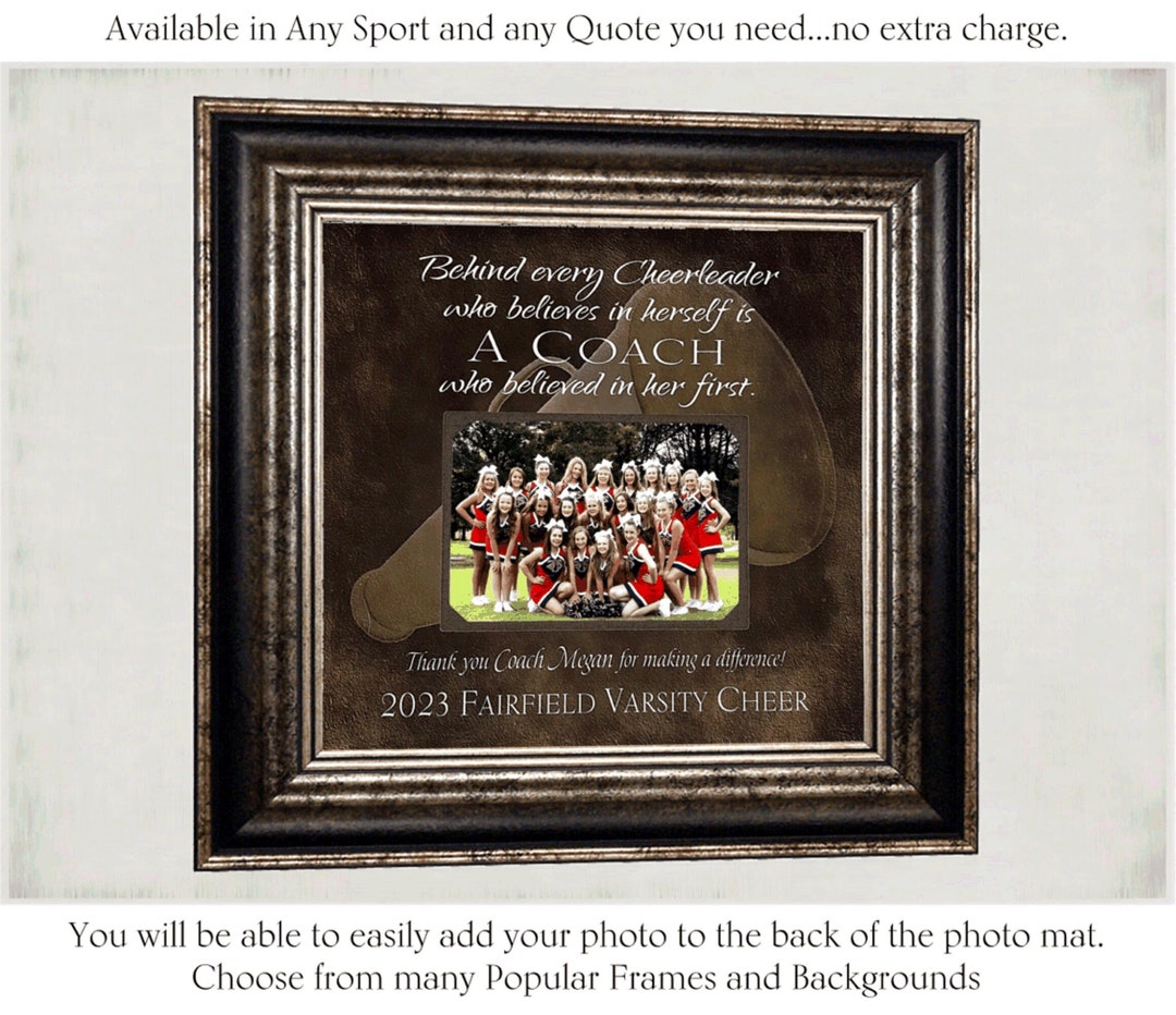 Cheer Coach Cheerleading Gift From Team End of Season Gift Senior Night ...