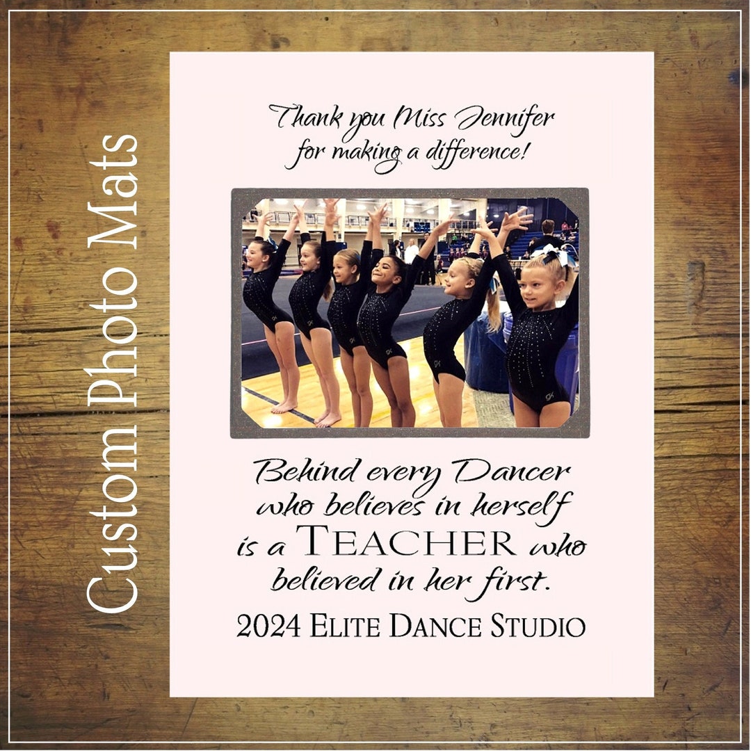 Dance Teacher Gifts Frame, Dance Recital Gift From Students, Ballet or ...