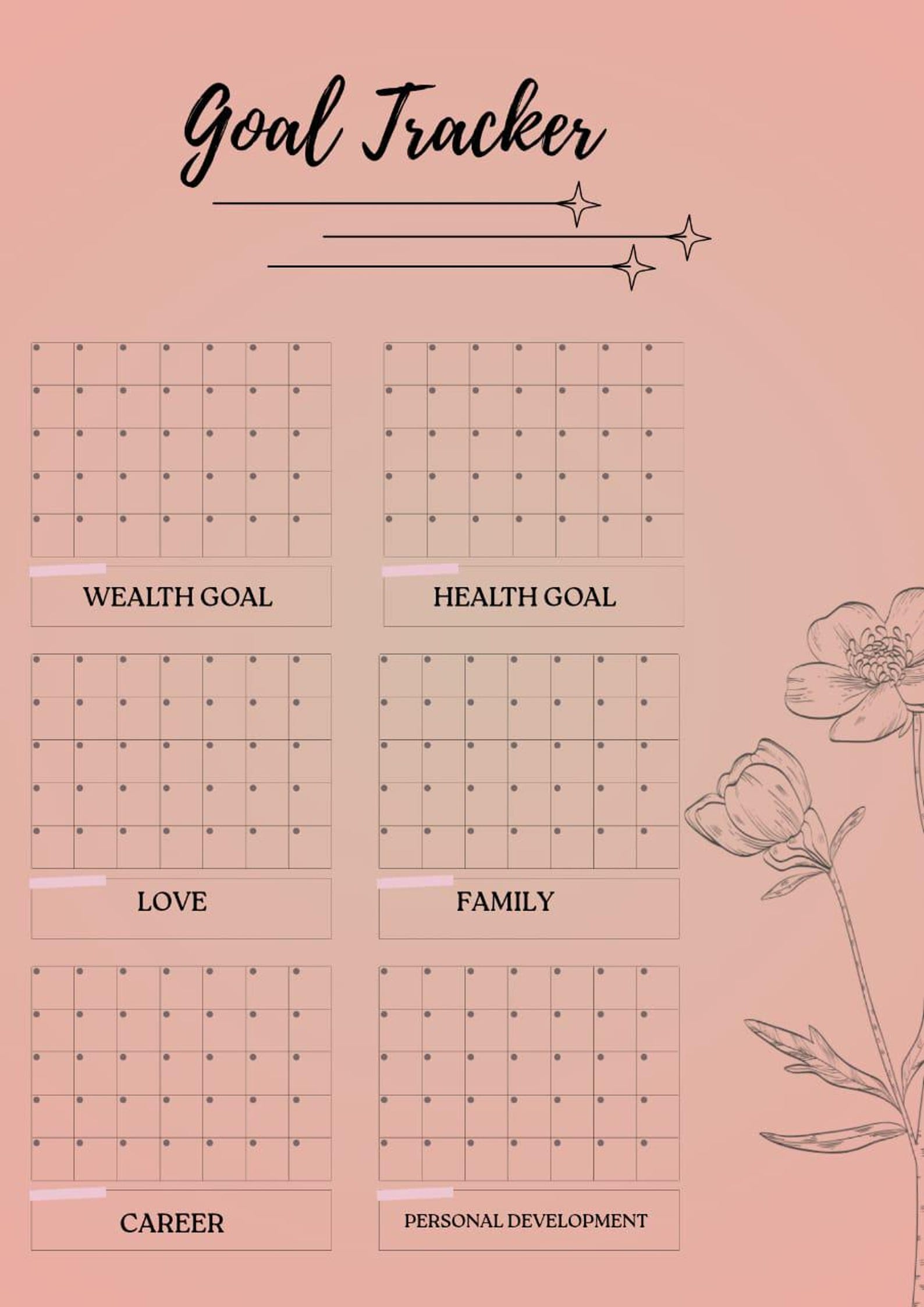 Floral Pastel Journal Cover Page: Printable, Editable Name (PDF) - Etsy