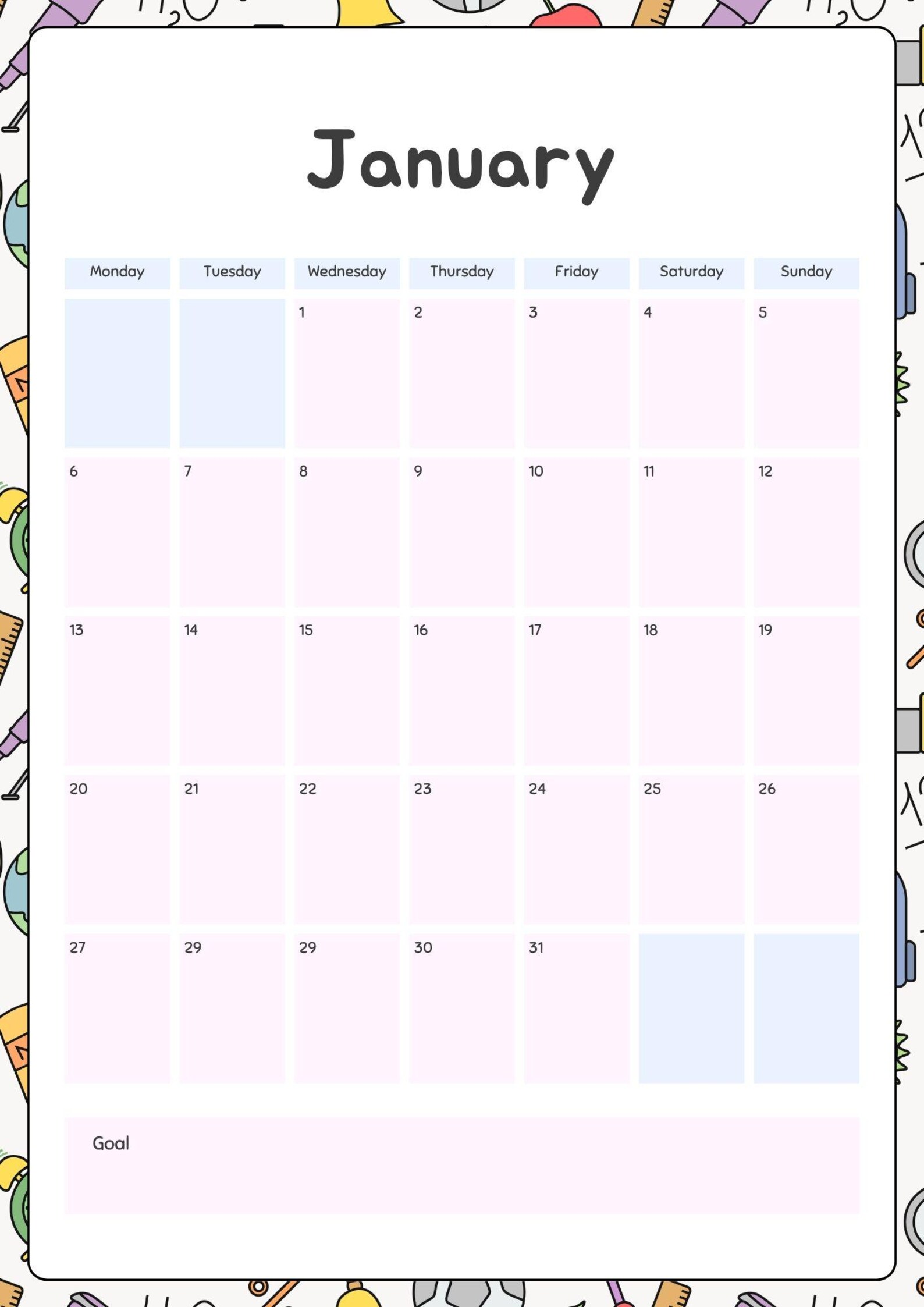 Student Planner Printable | 2025 Academic Planner PDF | 26-page Study ...