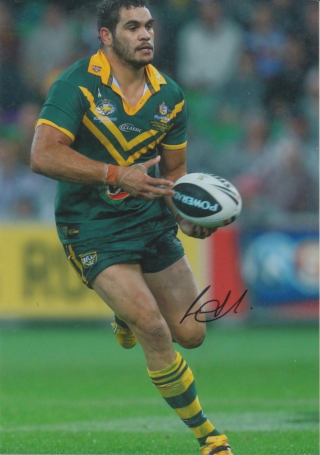 Rugby League - Greg Inglis - Hand Signed 12x8 Inch Photograph ...
