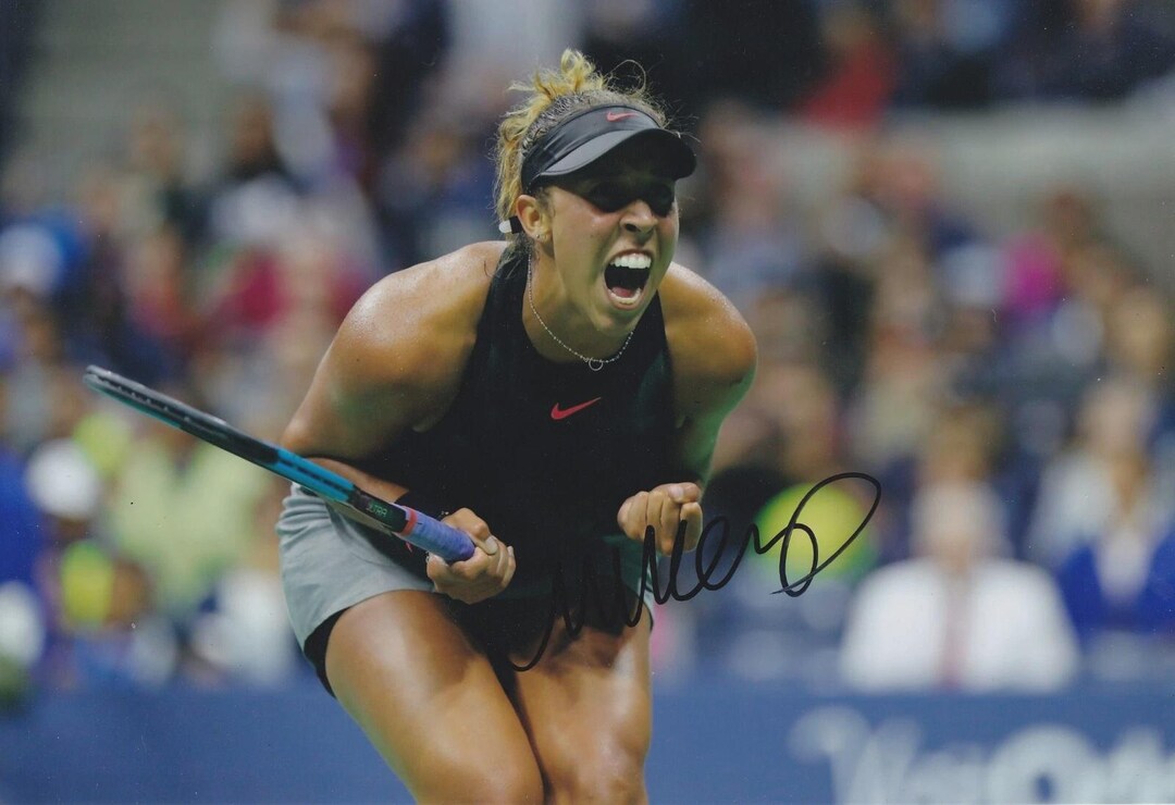 Tennis - Madison Keys - Hand Signed A4 Photograph - COA - Etsy