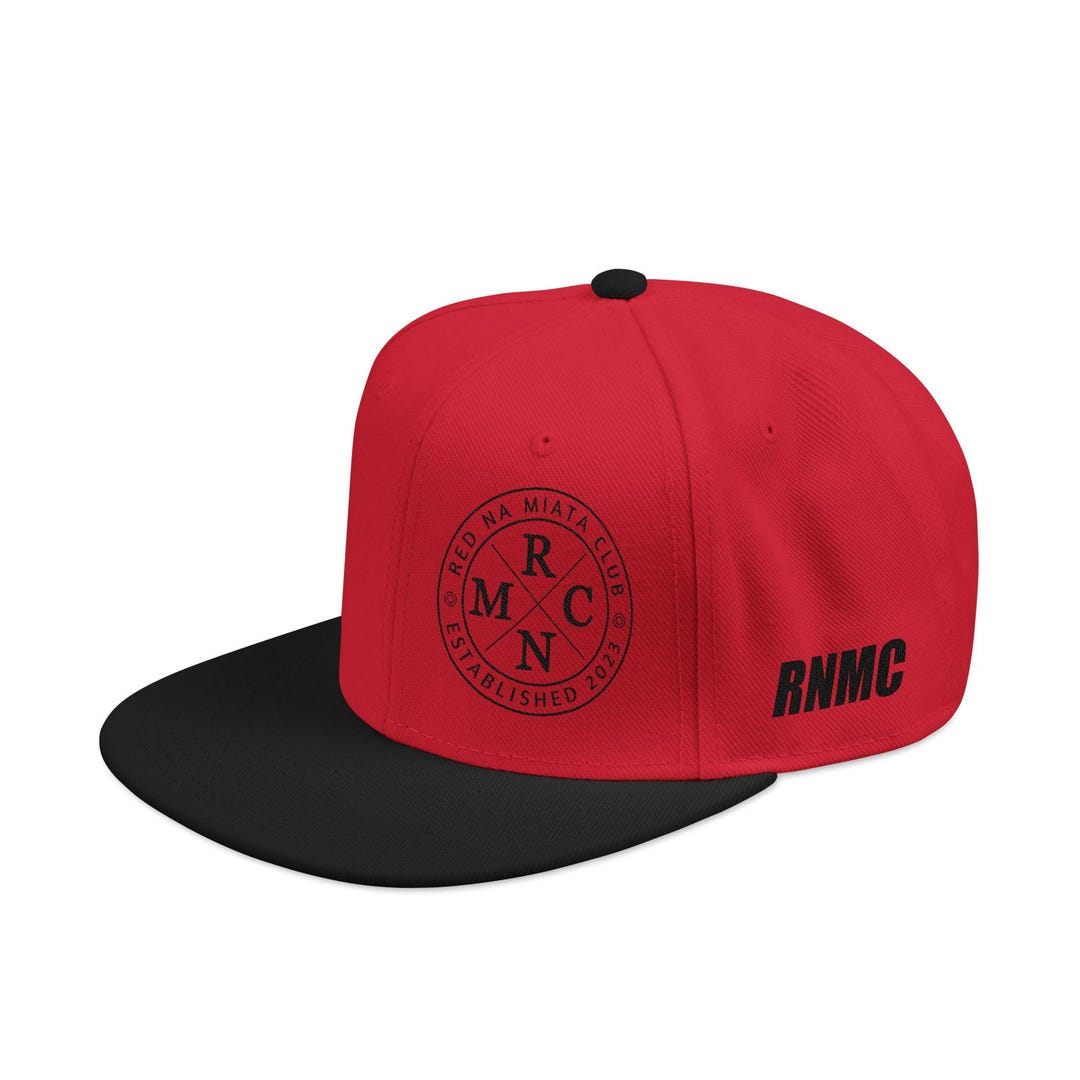 Red NA Miata Embroidered Snapback Cap - Acrylic Wool Baseball Hat - Etsy