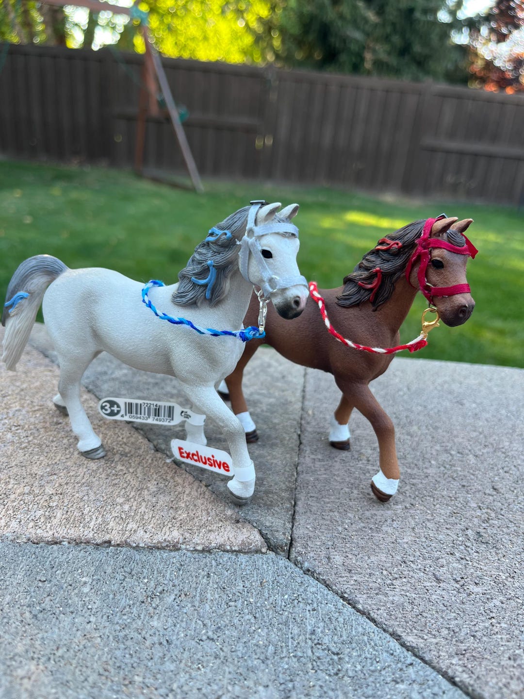 Red and Blue Realistic Halters (does NOT Include Horses) - Etsy