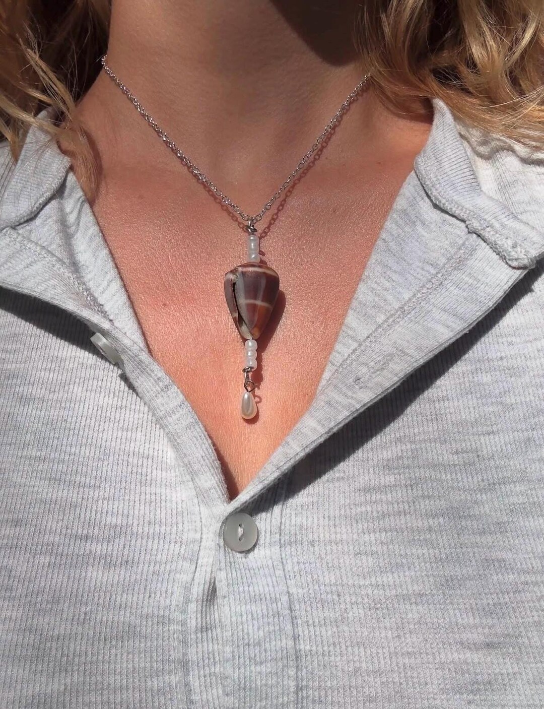 Dwarf Cone Shell Necklace - Etsy