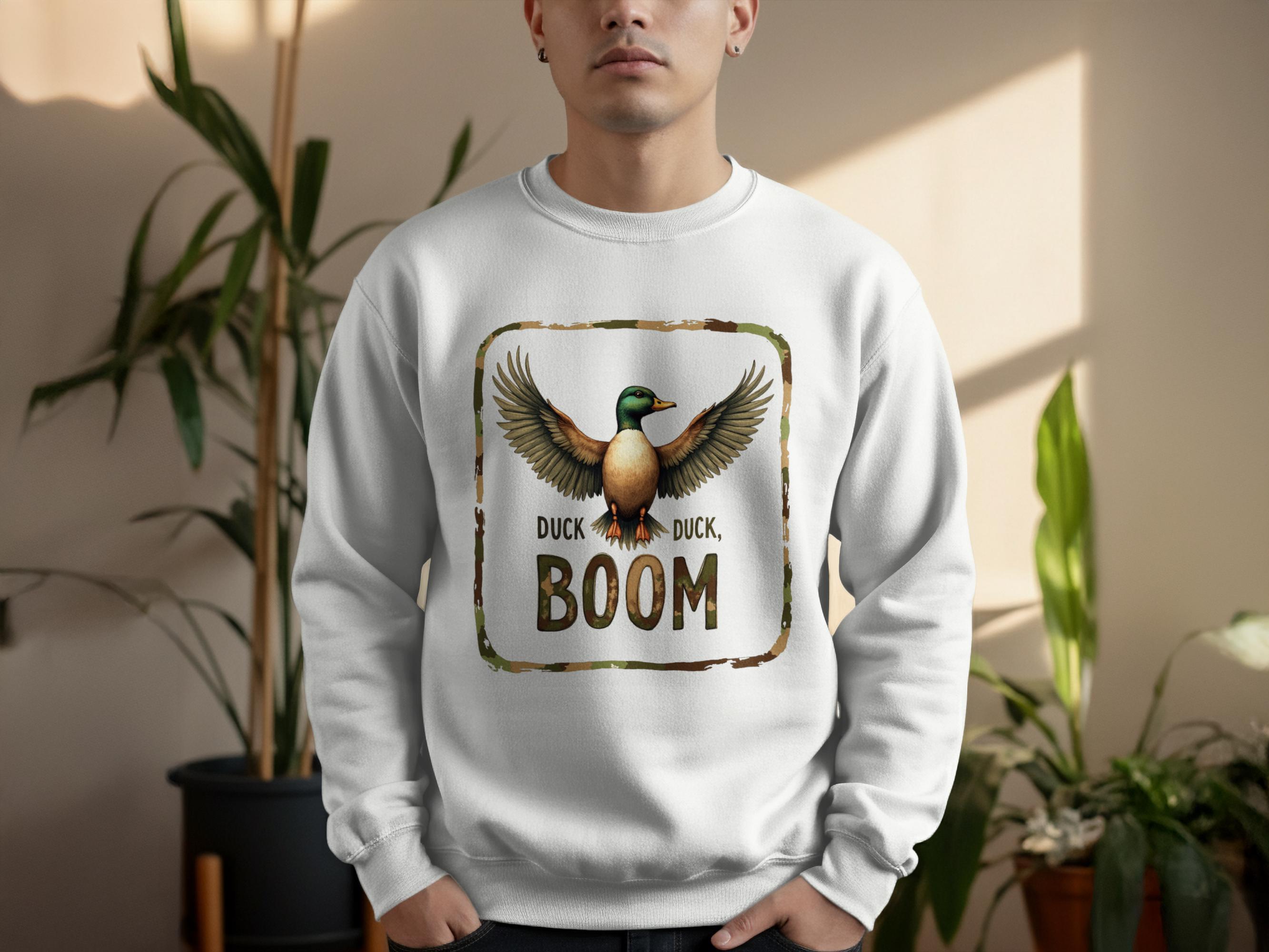 Duck Duck Boom PNG File, Camo Duck Sublimation Design, Duck Hunting ...